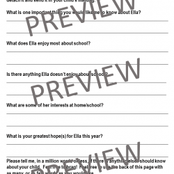 Welcome Back to School Parent Information Template Flip Book - Hands-On ...