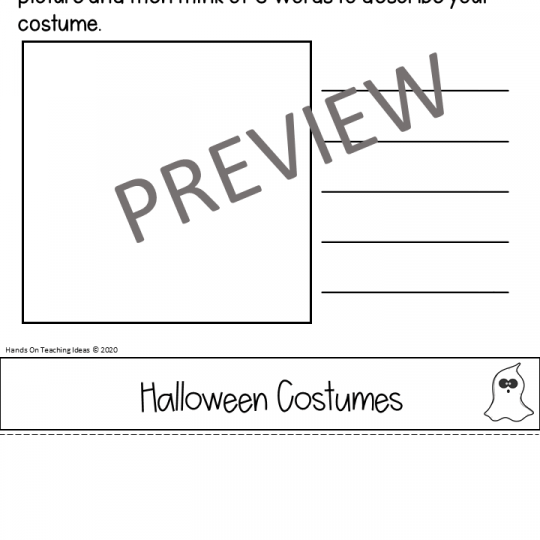 Halloween Activities Math and Language Flip Book - Hands-On Teaching Ideas