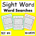 High Frequency Words (Sight Words) Word Searches Set #4 - Hands-On ...