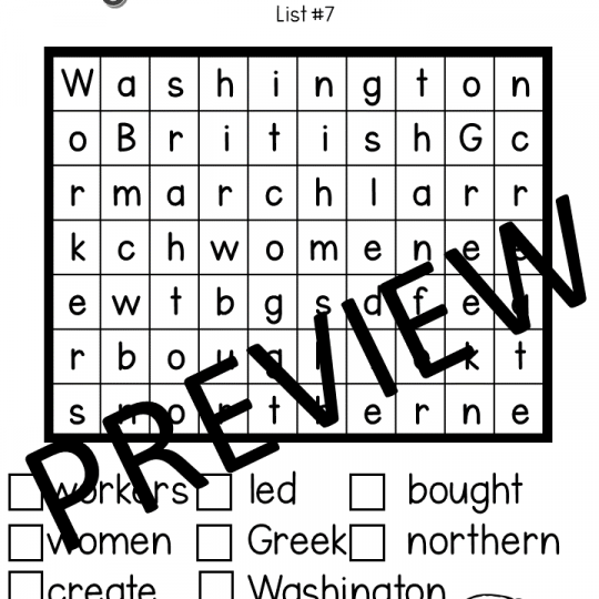 High Frequency Words (Sight Words) Word Searches - Set #10 - Hands-On ...