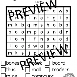High Frequency Words (Sight Words) Word Searches Set #9 - Hands-On ...