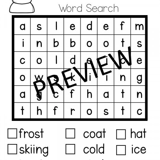 Word Searches Holiday and Seasons - Hands-On Teaching Ideas