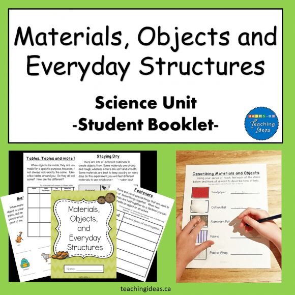 Materials, Objects and Everyday Structures - Hands-On Teaching Ideas