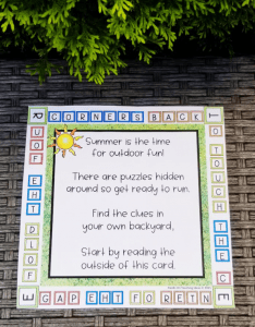 Outdoor Scavenger Hunt Escape Room - Hands-On Teaching Ideas