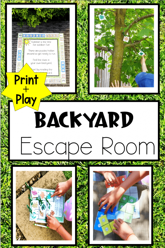Outdoor Scavenger Hunt Escape Room - Hands-On Teaching Ideas