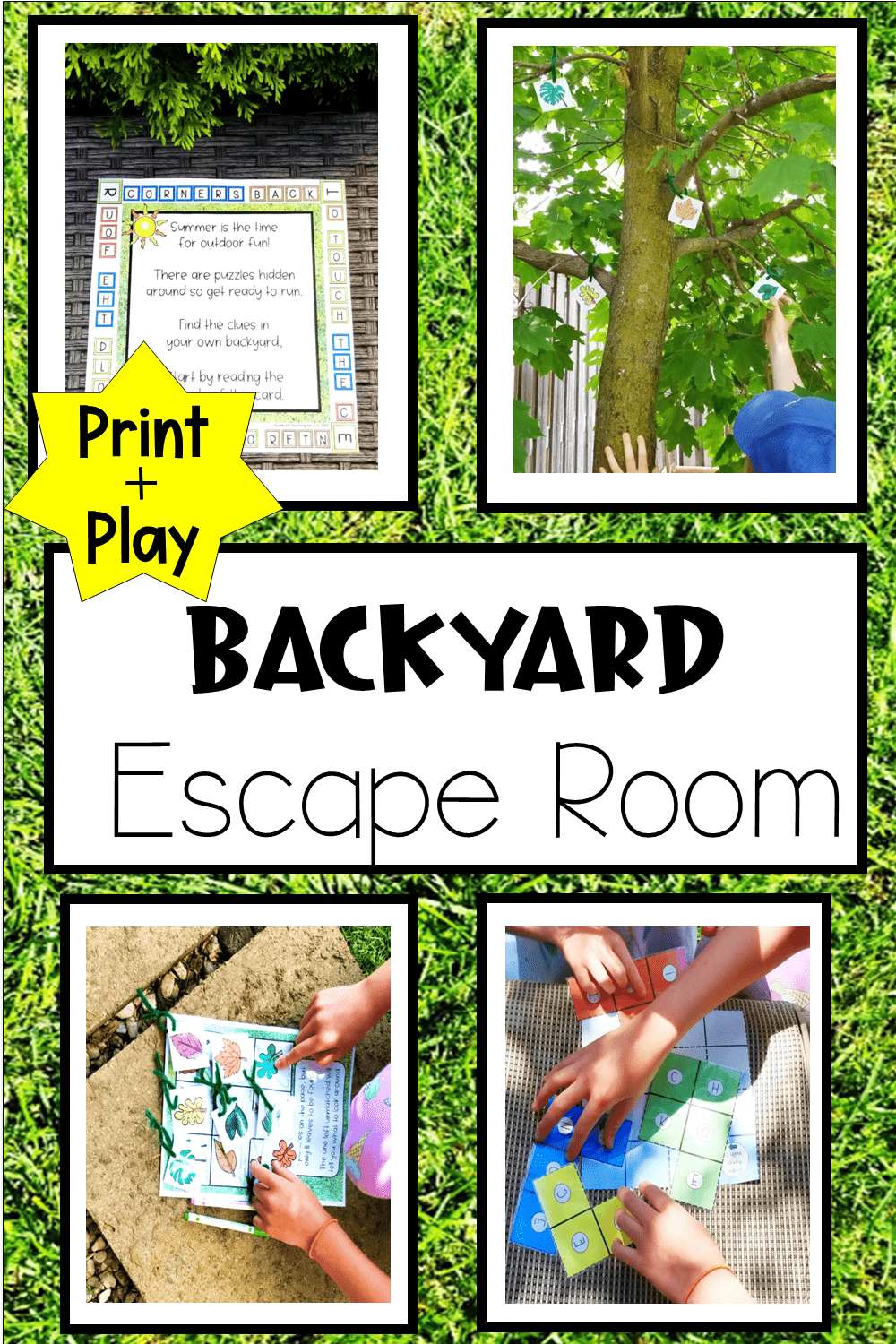 Outdoor Scavenger Hunt Escape Room - Hands-On Teaching Ideas