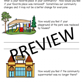 Local Community Social Studies Built and Natural Features - Hands-On ...