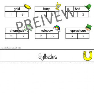 St. Patrick's Day Activities Math and Language Flip Book - Hands-On ...