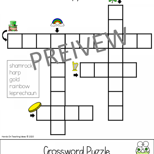 St. Patrick's Day Activities Math and Language Flip Book - Hands-On ...