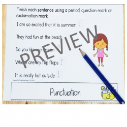 Summer Packet Activity Flip Book - Hands-On Teaching Ideas