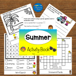 Summer Packet Activity Flip Book - Hands-On Teaching Ideas