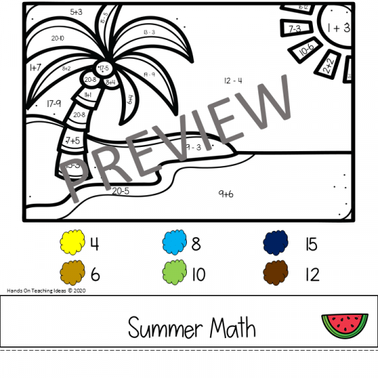 Summer Packet Activity Flip Book - Hands-On Teaching Ideas