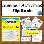 Summer Packet Activity Flip Book - Hands-On Teaching Ideas