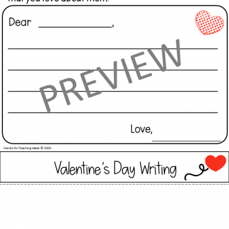 Valentine's Day Flip Book - Hands-On Teaching Ideas
