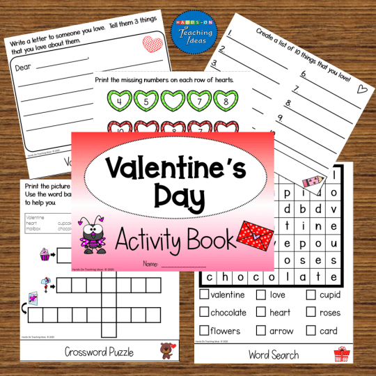 Valentine's Day Flip Book - Hands-On Teaching Ideas
