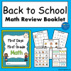 Back to School 1st Grade Math Review Pack - Hands-On Teaching Ideas