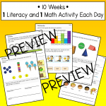 Summer Review Packet Kindergarten into 1st Grade - Hands-On Teaching Ideas