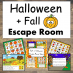 Fall and Halloween Escape Room - Hands-On Teaching Ideas