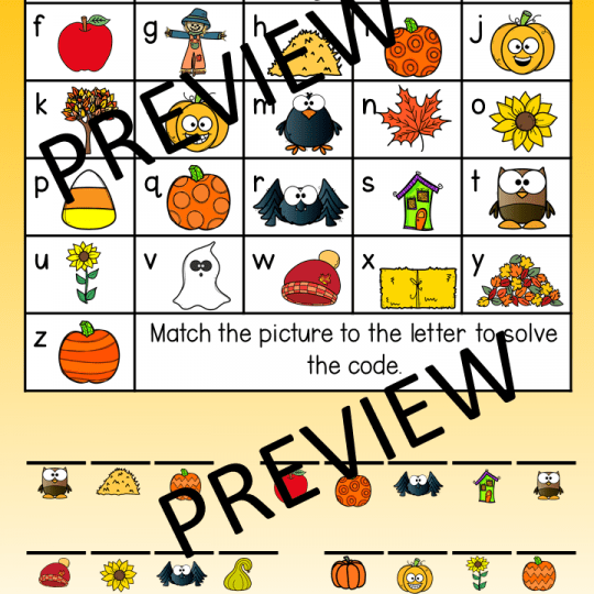 Fall and Halloween Escape Room - Hands-On Teaching Ideas