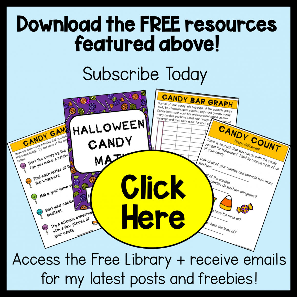 Easy Halloween Math Activities with Candy - Hands-On Teaching Ideas