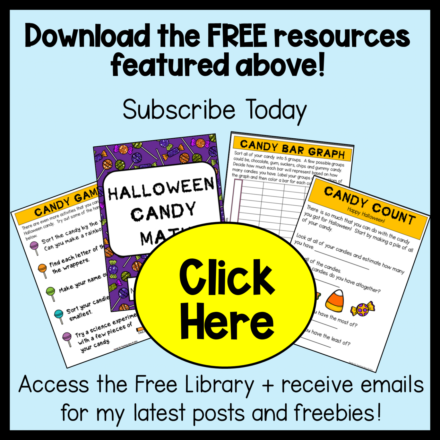 Easy Halloween Math Activities with Candy - Hands-On Teaching Ideas