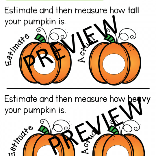 Pumpkin Activities + Pumpkin Investigation - Hands-On Teaching Ideas
