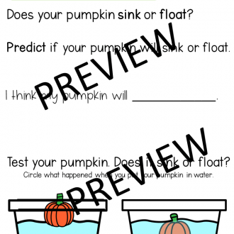Pumpkin Activities + Pumpkin Investigation - Hands-On Teaching Ideas