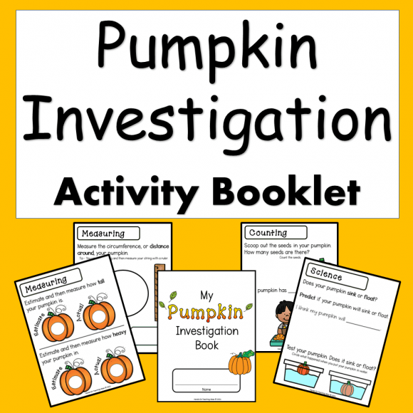 Pumpkin Activities + Pumpkin Investigation - Hands-On Teaching Ideas