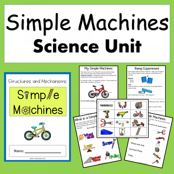 Simple Machines Unit - Student Booklet - Hands-On Teaching Ideas