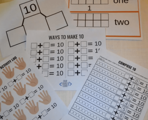 39 Free Math Worksheets for Kindergarten
