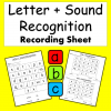 Letter Recognition and Letter Sound Assessment - Hands-On Teaching Ideas