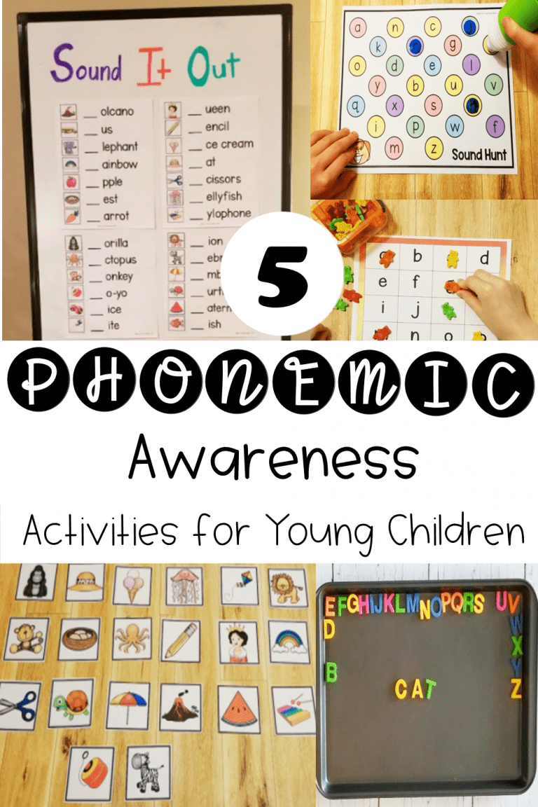5 Phonemic Awareness Activities for Kids