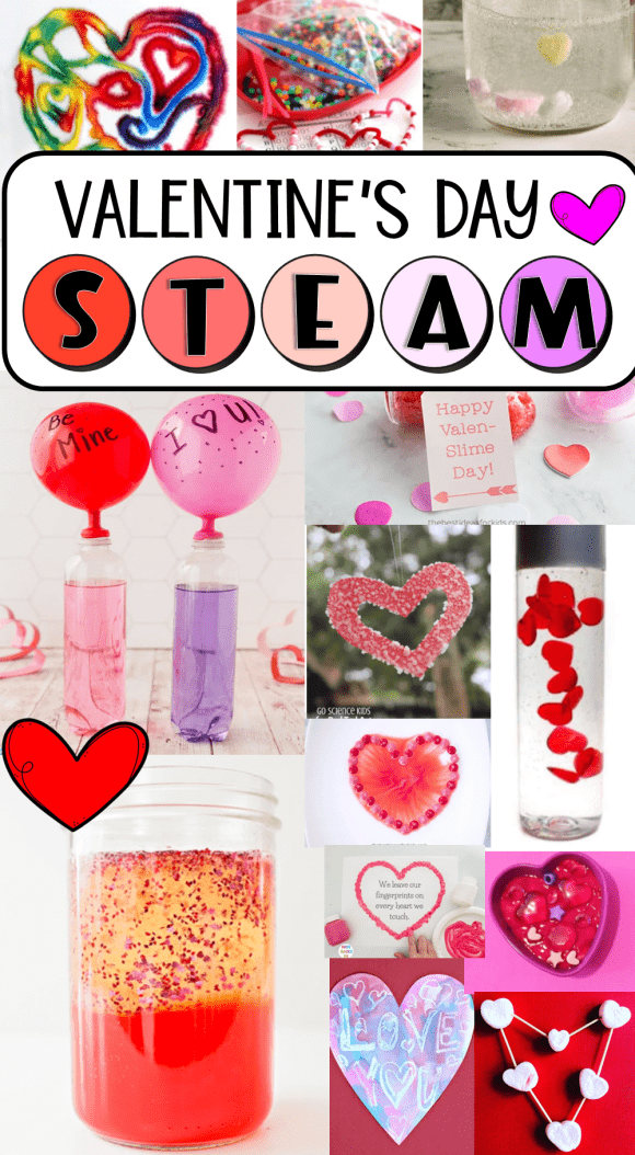 37 Valentines Day STEM Activities and STEAM Activities for Kids