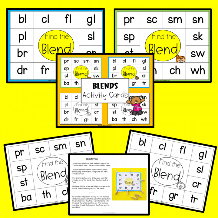 Blends Consonant Blends Phonics Worksheets + Activities - Hands-On ...