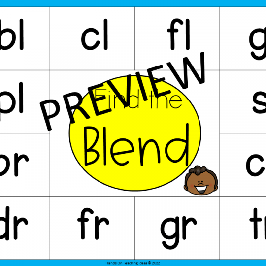 Blends Consonant Blends Phonics Worksheets + Activities - Hands-On ...