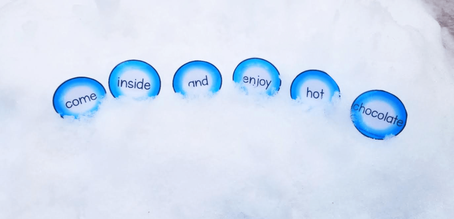 Winter Outdoor Learning Activity (FREE Printable)