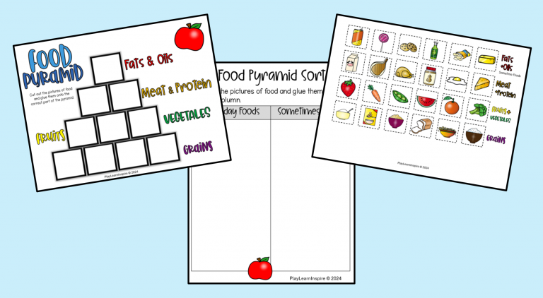 Healthy Eating and Food Pyramid for Kids