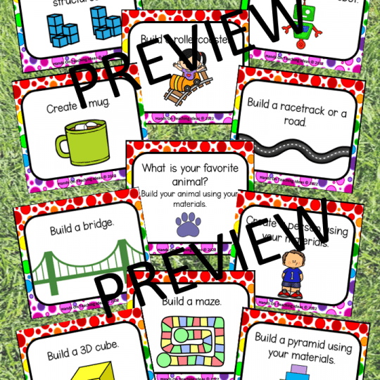 STEM Challenge Activity Cards 100+ STEM Challenges - Hands-On Teaching ...