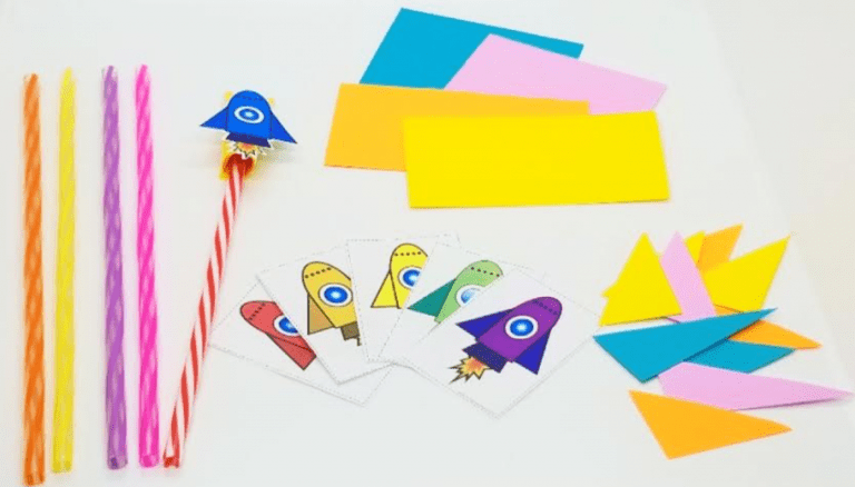 Straw Rocket STEM Challenge for Kids