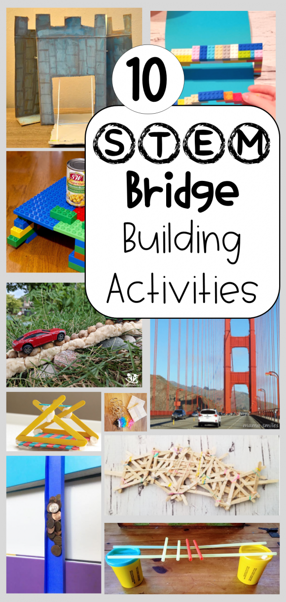 10 Easy Bridge Building STEM Challenges for Kids