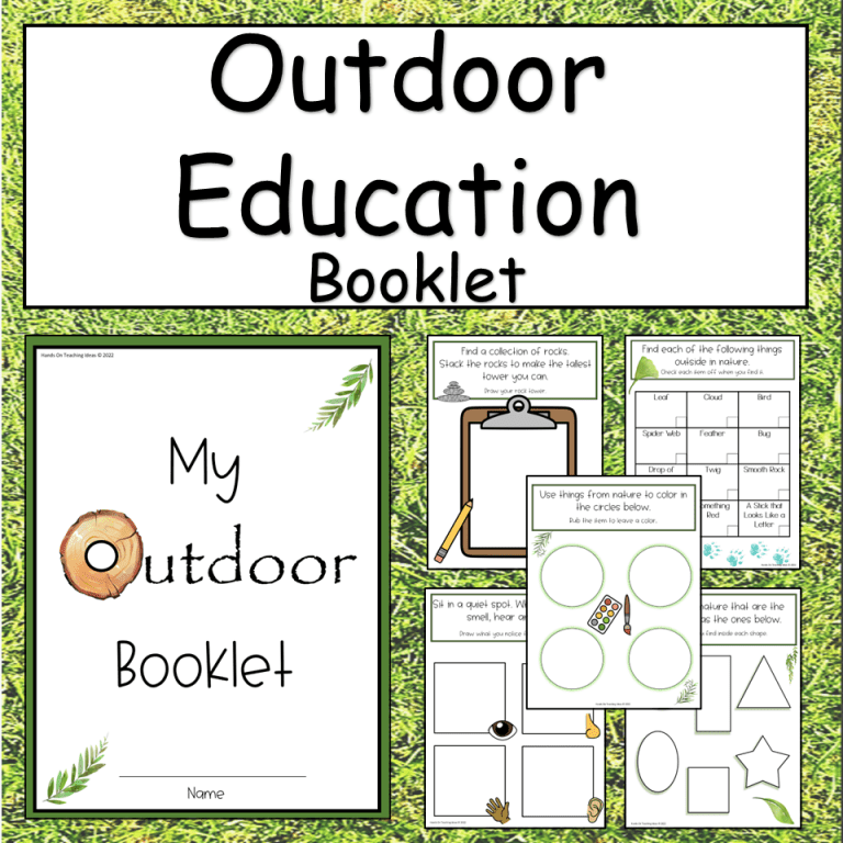 Outdoor Learning Activities Booklet - Hands-On Teaching Ideas