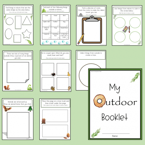 Outdoor Learning Activities Booklet for Kids