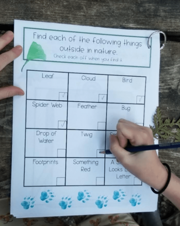 Outdoor Learning Activities Booklet for Kids