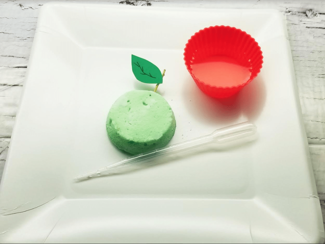 Simple Fizzing Apple Science Experiment