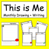 This is Me! Monthly Portraits and Printing Activity - Hands-On Teaching ...
