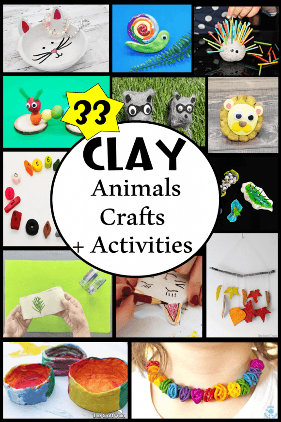 33 Easy Clay Animals and Clay Crafts