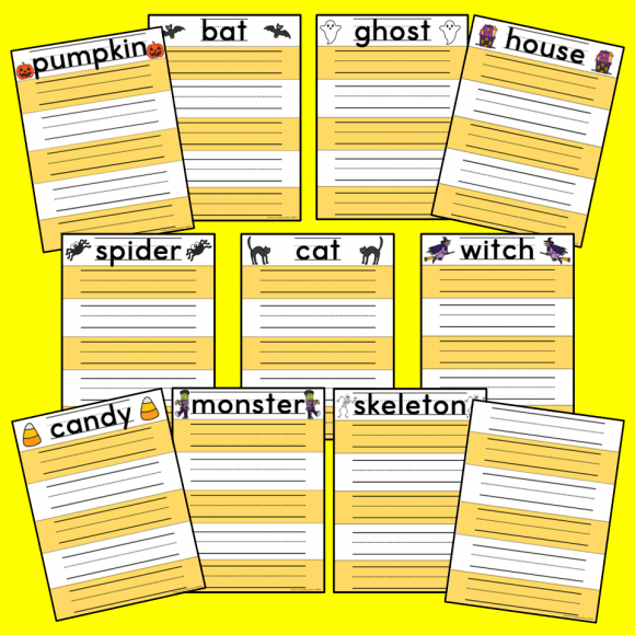 Halloween Write the Room Activity - Hands-On Teaching Ideas