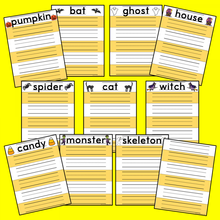Halloween Write the Room Activity - Hands-On Teaching Ideas
