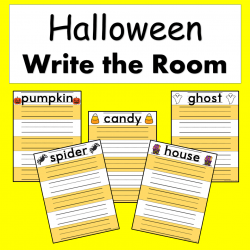 Halloween Write the Room Activity - Hands-On Teaching Ideas