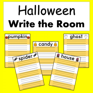 Halloween Write the Room Activity - Hands-On Teaching Ideas